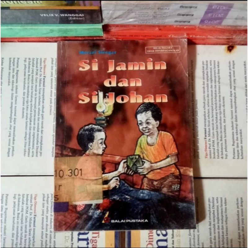 Jual BUKU ORIGINAL SI JAMIN DAN SI JOHAN Merari Siregar | Shopee Indonesia