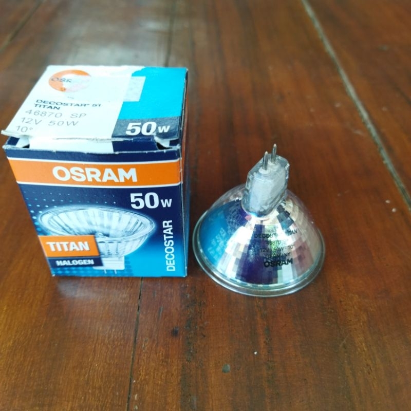 Jual HALOGEN OSRAM DECOSTAR TITAN 12V 50W 10° | Shopee Indonesia