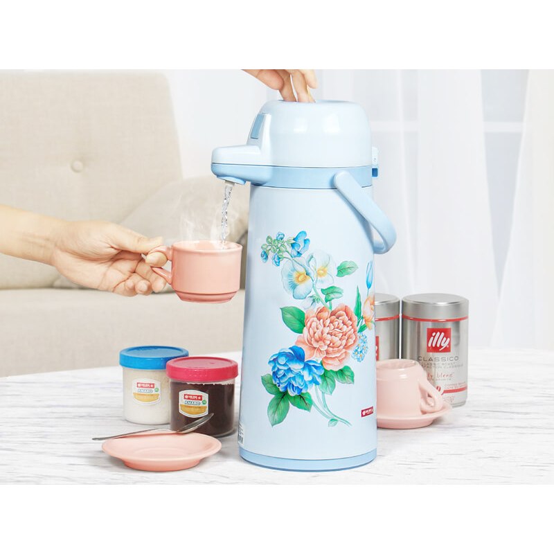 Jual Termos Air Panas Sunflask 2.5 Liter // Termos Pompa Air Panas ...