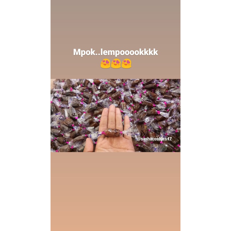 Jual DODOL DURIAN(lempok durian) BENTUK PERMEN berat 500g | Shopee ...