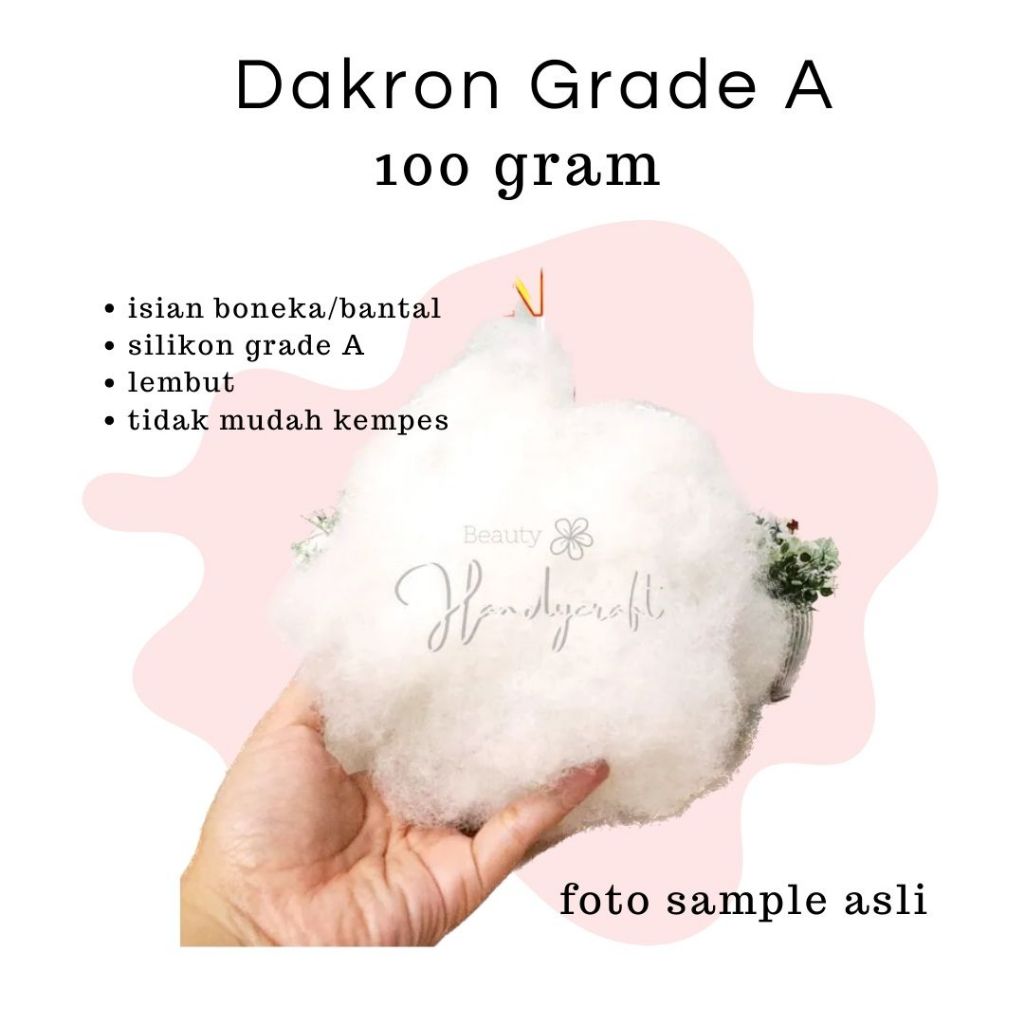 Jual (100gram) Dakron SILIKON isi boneka bantal | Shopee Indonesia