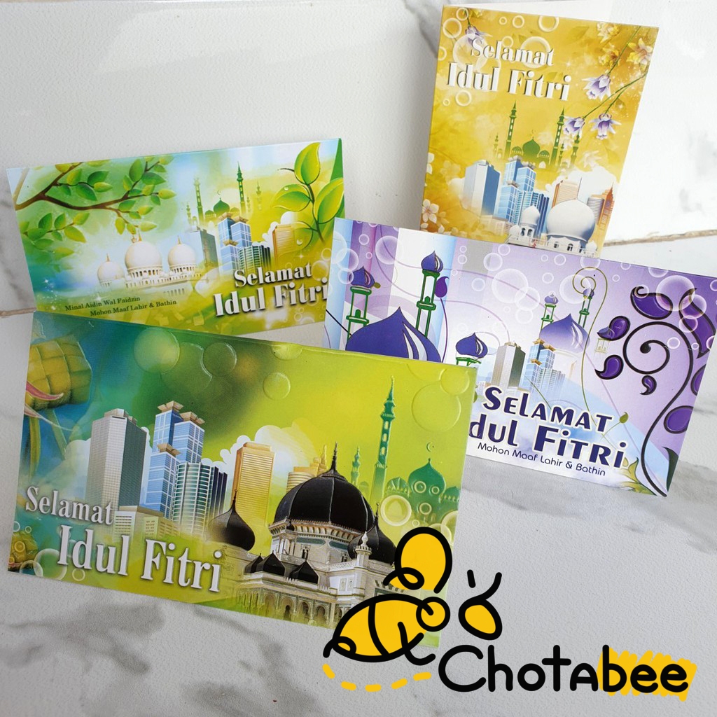 Jual Kartu Ucapan Lebaran Greeting Card Idul Fitri Parcel Hampers ...