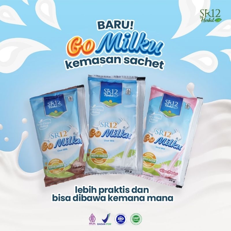 Jual GOMILKU SUSU KAMBING SACHET PRAKTIS DIBAWA, KECIL UKURANNYA BESAR ...
