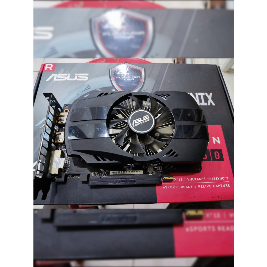 Jual ASUS Radeon RX 550 Phoenix 4GB GDDR5 PH-RX550-4G-EVO | Shopee Indonesia