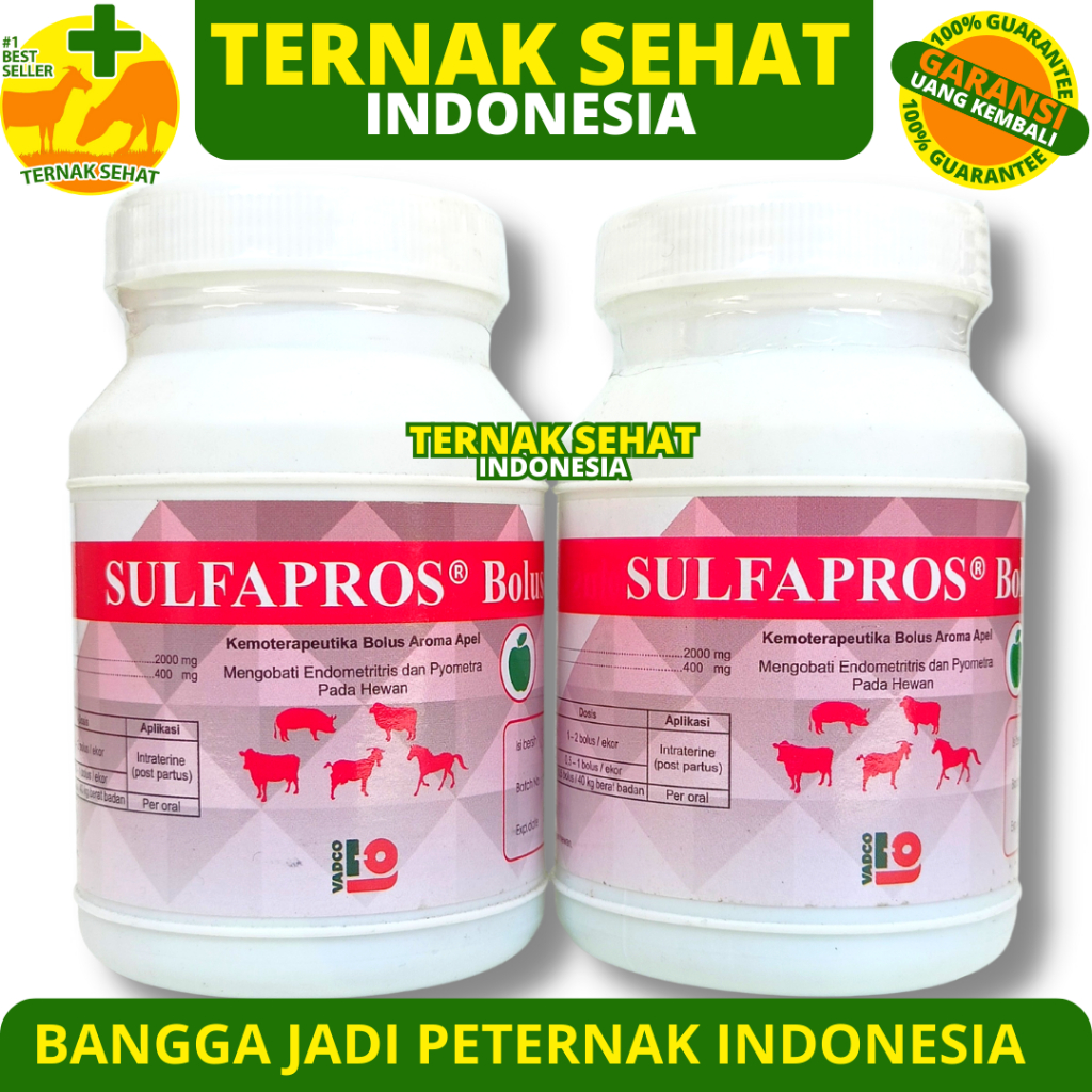 Jual SULFAPROS BOLUS 1 POT (20 Bolus) - Obat Diare Anti Bakteri ...