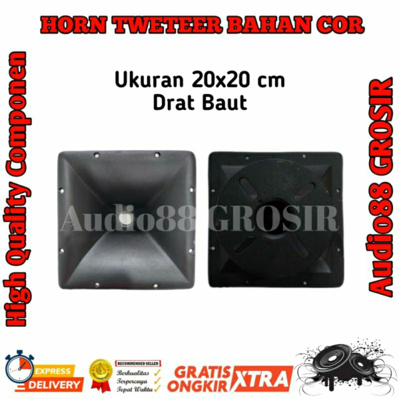 Jual HORN TWEETER LINE ARRAY UKURAN 20X20 TINGGI 14 CM DIRAL/COR ...