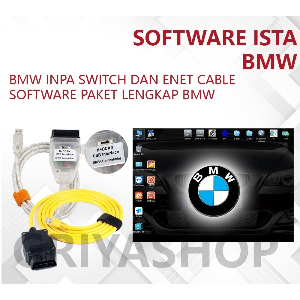 Jual Scanner BMW ISTA Paket Software Lengkap INPA, ENET | Shopee Indonesia
