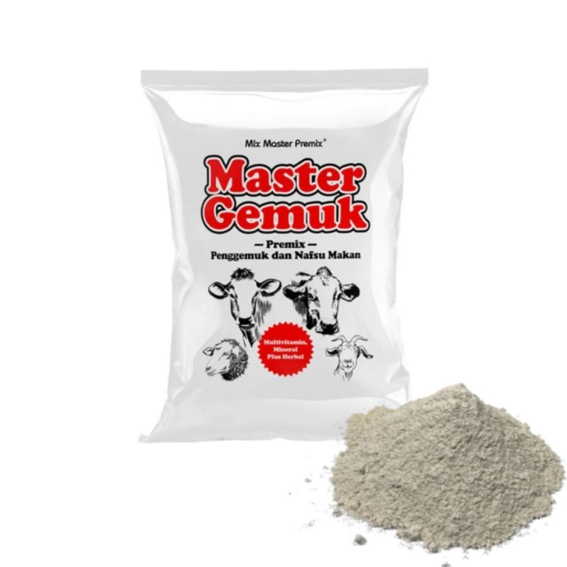 Jual Master Gemuk Premix 1 kg - Premix Ternak - Premix Kambing - Premix ...