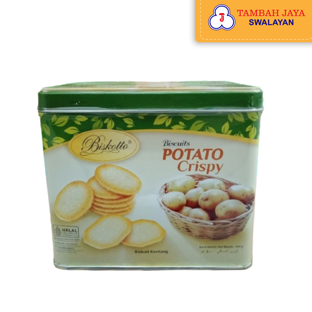Jual Biskotto Biscuits Potato Crispy 400gr | Shopee Indonesia
