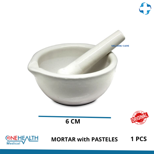 Jual Mortar Lumpang Stamper Penumbuk Tumbukan Obat Onehealth Pestles 6 ...