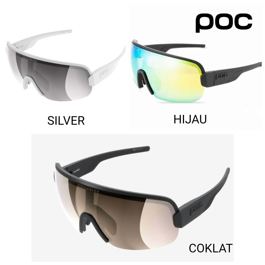 Jual Kacamata Sepeda POC AIM CLARITY UV Protection Polarized Roadbike | Shopee Indonesia