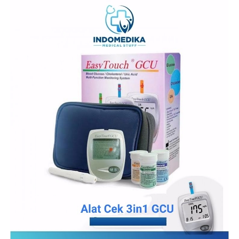 Jual EasyTouch gcu / Alat cek darah 3in1 / Easy touch GCU / alat cek ...