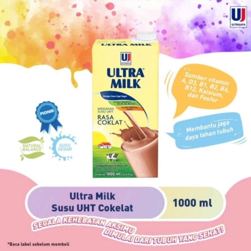 Jual Ultra Milk Susu UHT Cokelat 1 Liter | Shopee Indonesia