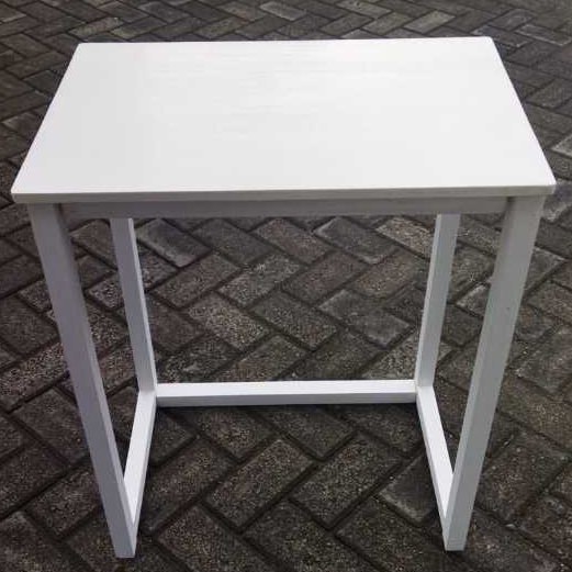 Jual Meja Permanen Full Kayu Solid ukuran custom (60x30 tinggi 100 cm ...