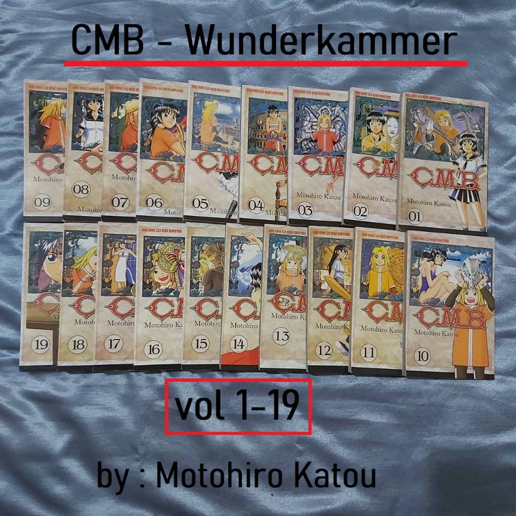Jual CMB / Motohiro Katou / Wunderkammer / vol 1-19 / komik manga koleksi | Shopee Indonesia
