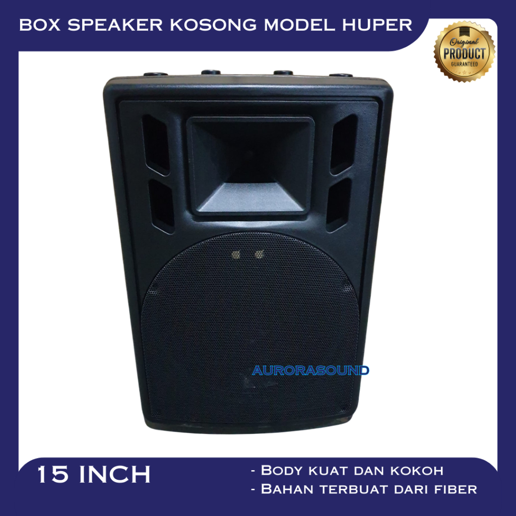 Jual BOX SPEAKER MODEL HUPER 15 INCH 15IN 15" BOK KOSONG FIBER PLASTIK ...