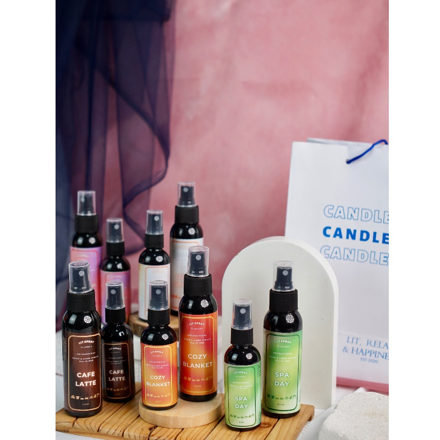 Jual LIT SPRAY - Room and Linen Spray - ANTI BACTERIAL (ALL-IN-ONE ...