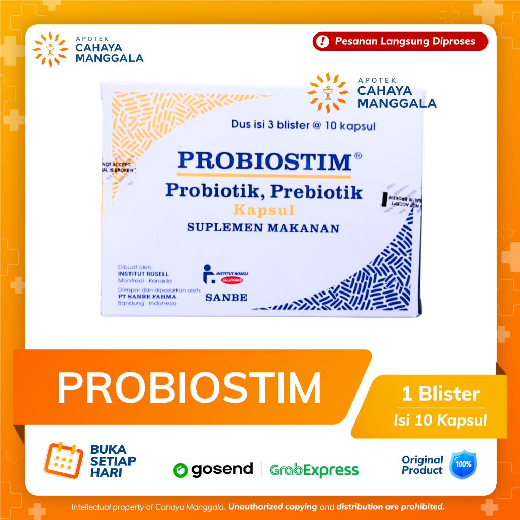 Jual PROBIOSTIM PER STRIP 10 KAPSUL | Shopee Indonesia