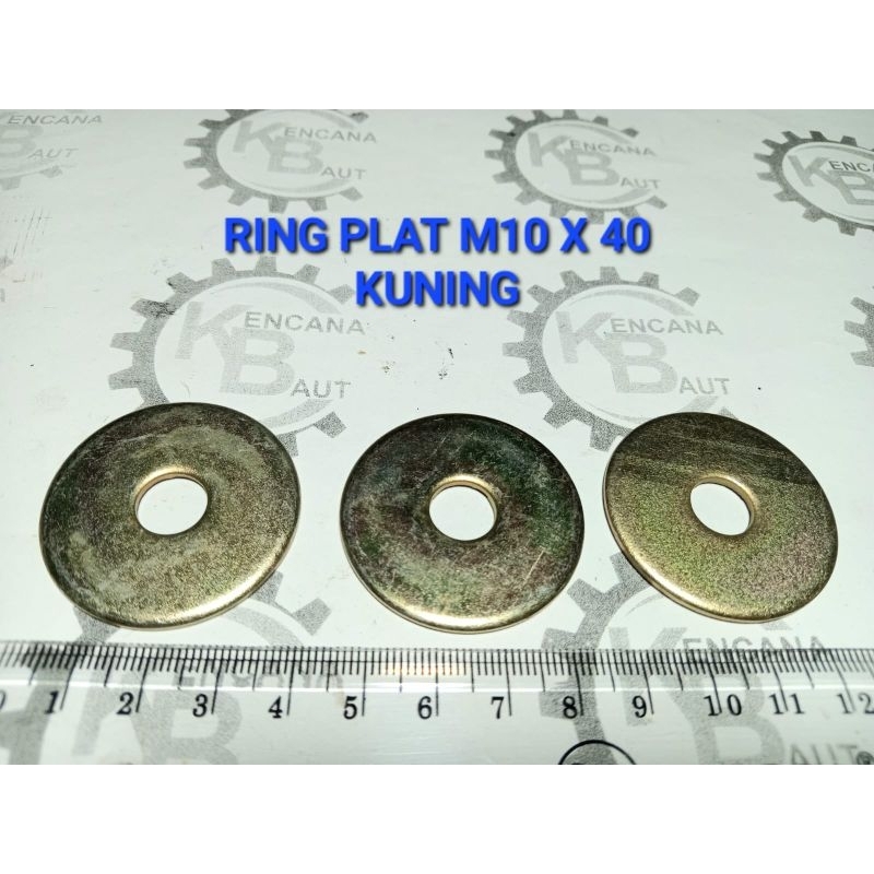 Jual RING PLAT KUNING M10 X 40 / RING BAUT KUNING M10 X 40 | Shopee ...