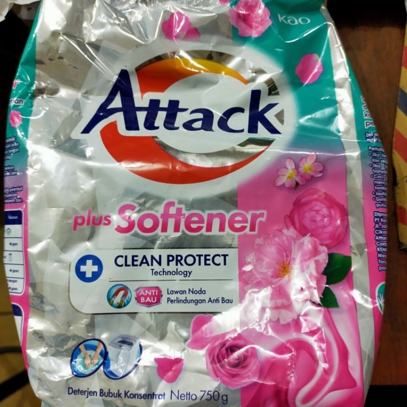 Jual attack plus softener deterjen bubuk 750gr | Shopee Indonesia