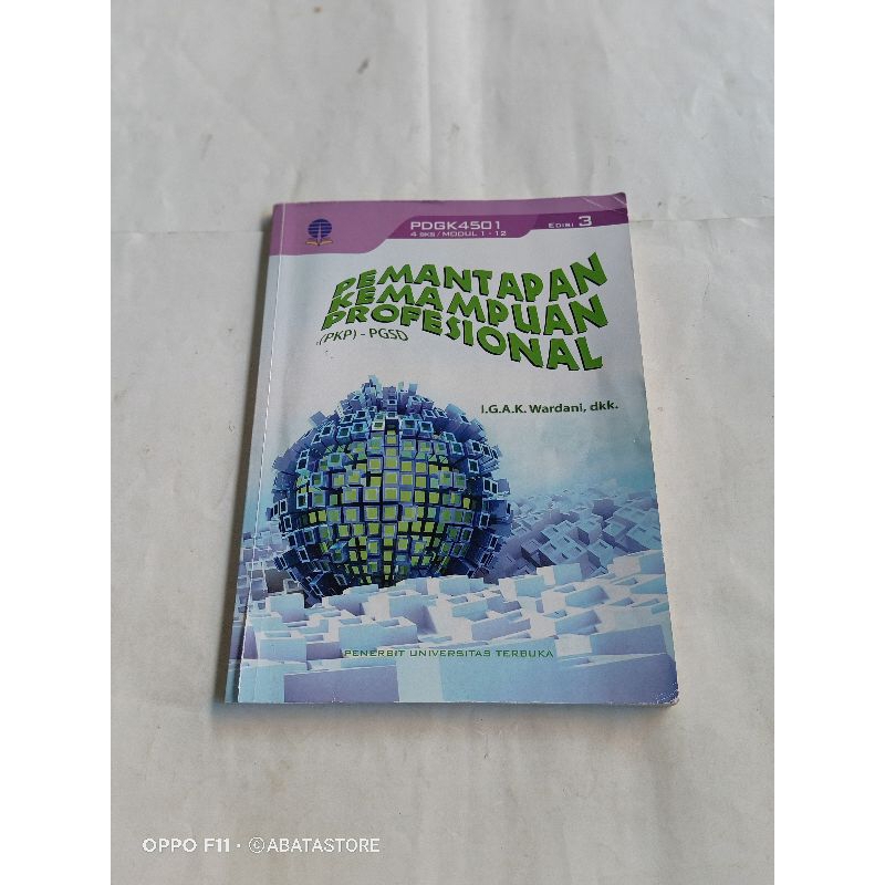 Jual BUKU PEMANTAPAN KEMAMPUAN PROFESIONAL PKP PGSD PDGK4502 4 SKS ...