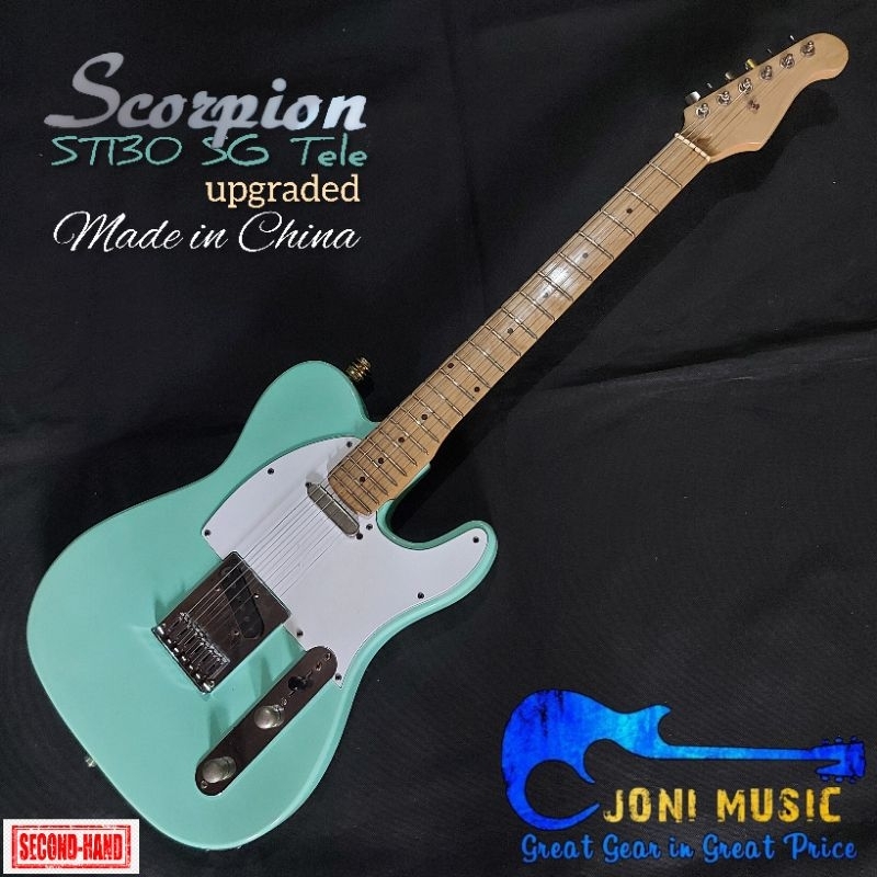 Jual Gitar Scorpion Telecaster Deluxe Series ST-130 ST130 Original | Shopee Indonesia