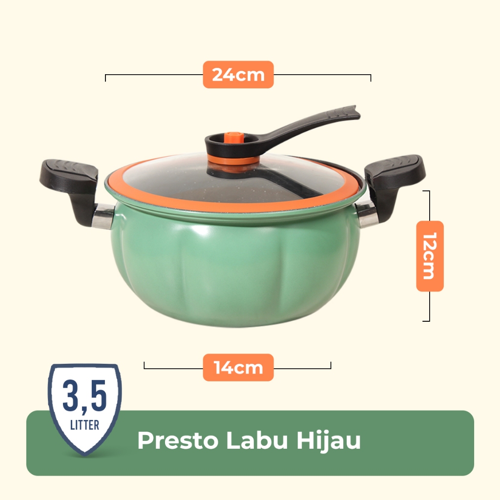 Jual Tifale Panci Presto Low Pressure Diameter 32cm 8 liter Panci ...