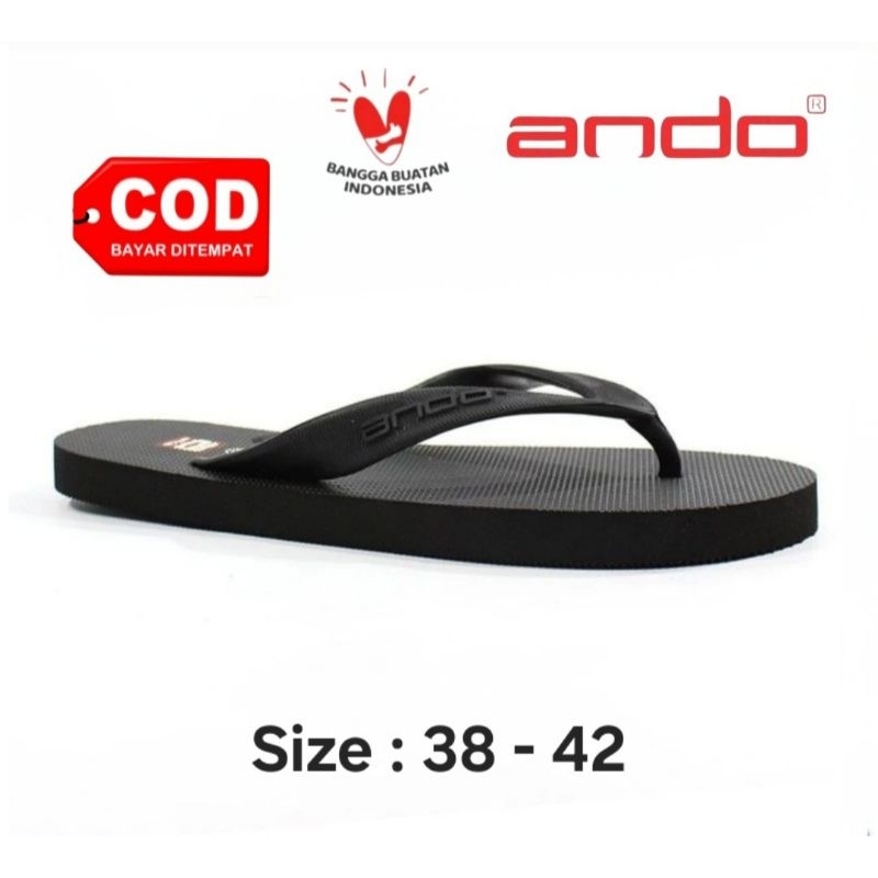 Jual Sandal ando pria 100% original ando jepit hawaii | Shopee Indonesia