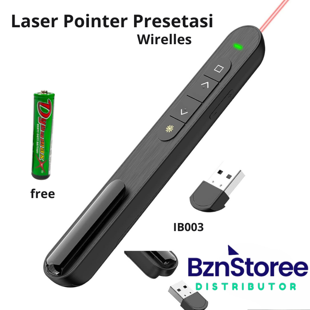 Jual Laser Pointer Presentasi Wireless Clicker Pen Powerpoint Presenter ...