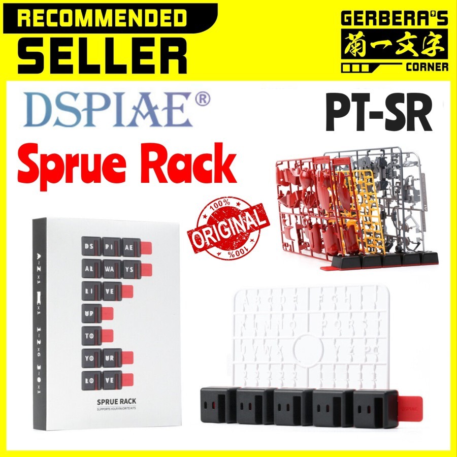 Jual DSPIAE PT-SR Sprue Rack Runner Holder Sprue Holder Gundam Model ...