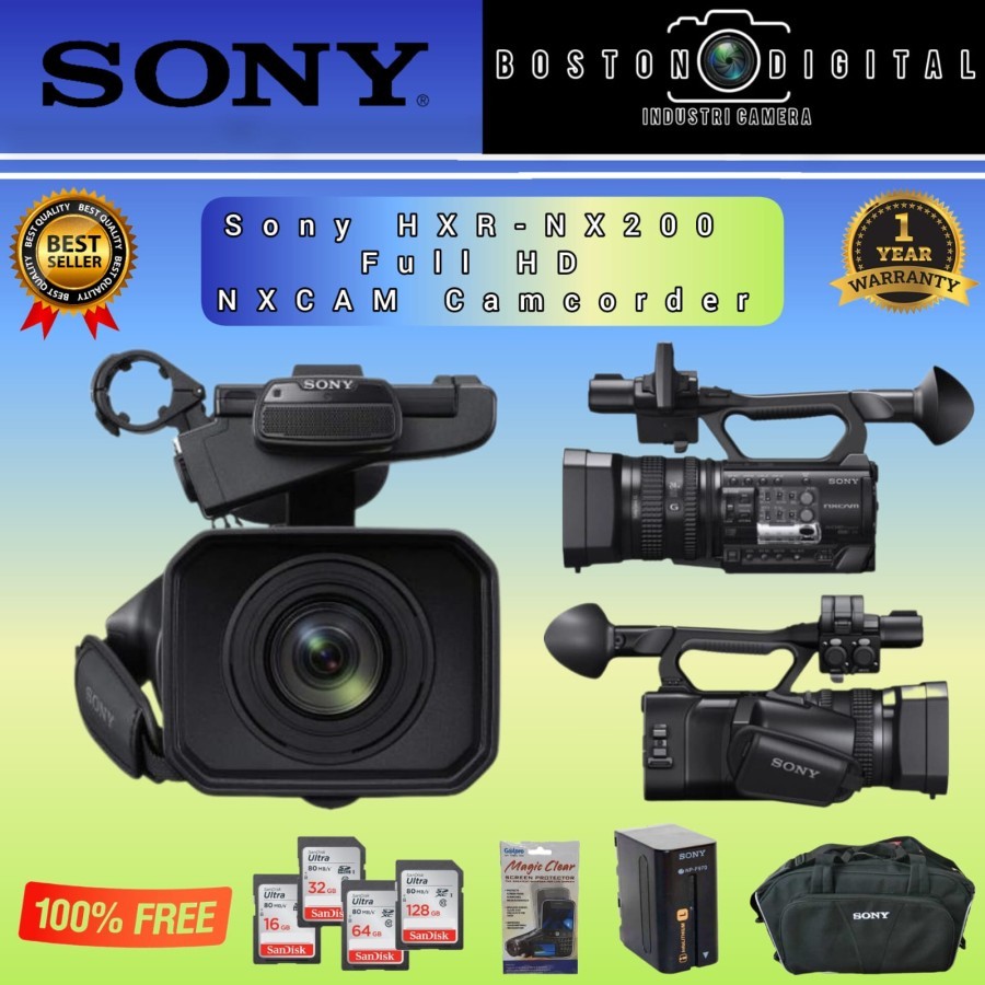 Jual SONY HXR NX200 4K CAMCORDER / HANDYCAM SONY HXR-NX200 4K / SONY ...