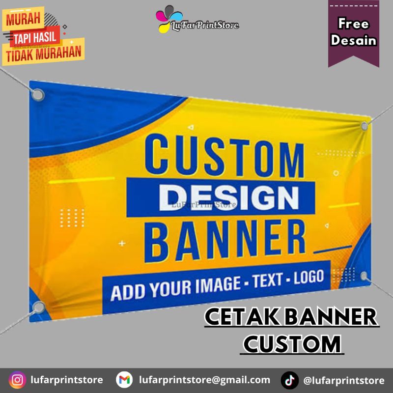 Jual CETAK BANNER CUSTOM - SPANDUK CUSTOM - BANNER MURAH - SPANDUK ...