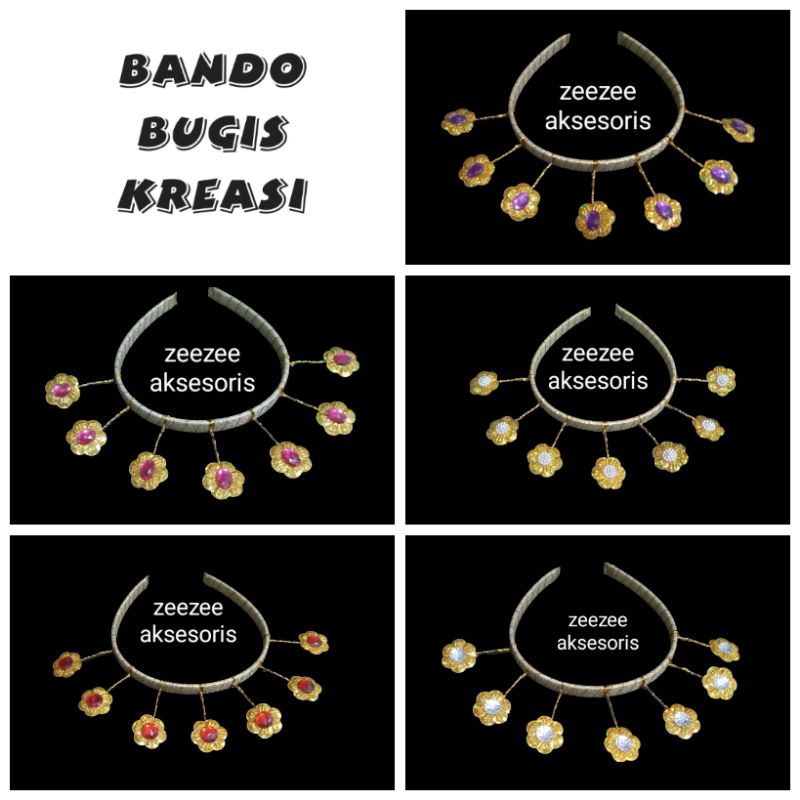 Jual Bando bugis/bando bodo/ mahkota karnaval/ hiasan sanggul/ mahkota ...