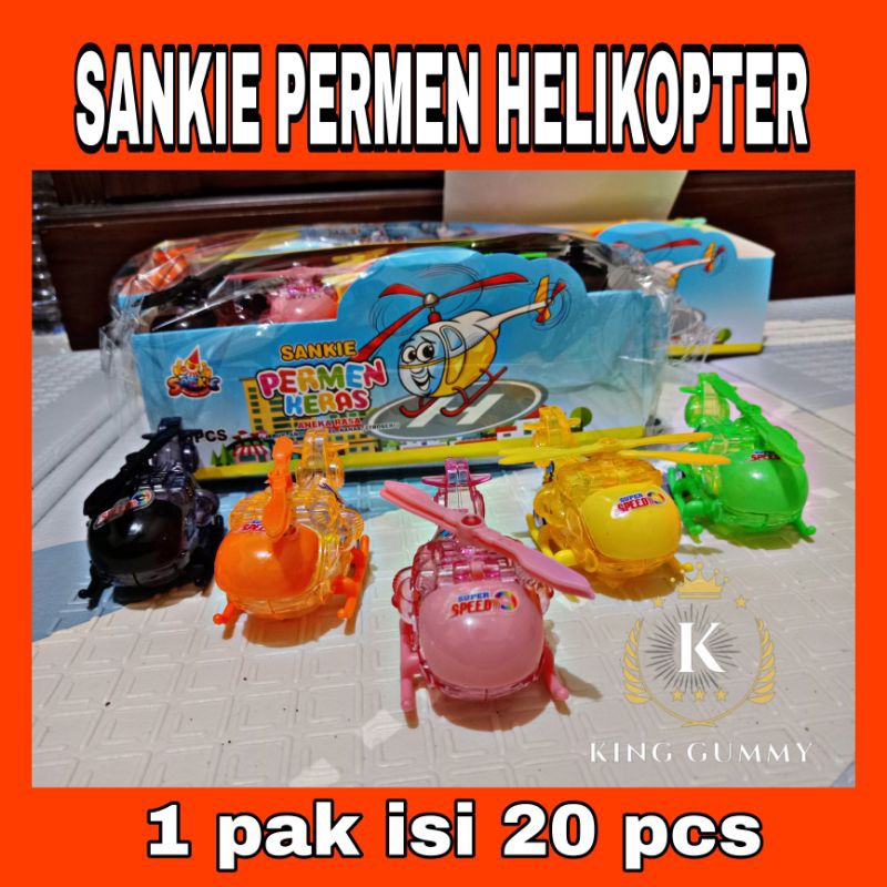 Jual SANKIE PERMEN HELIKOPTER MAINAN BERHADIAH PERMEN | Shopee Indonesia