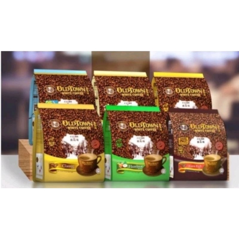 Jual Old Town White Kopi 3in1 Malaysia Alvariance Canesugar/Milktea/Hazelnut/classic Sachet ...