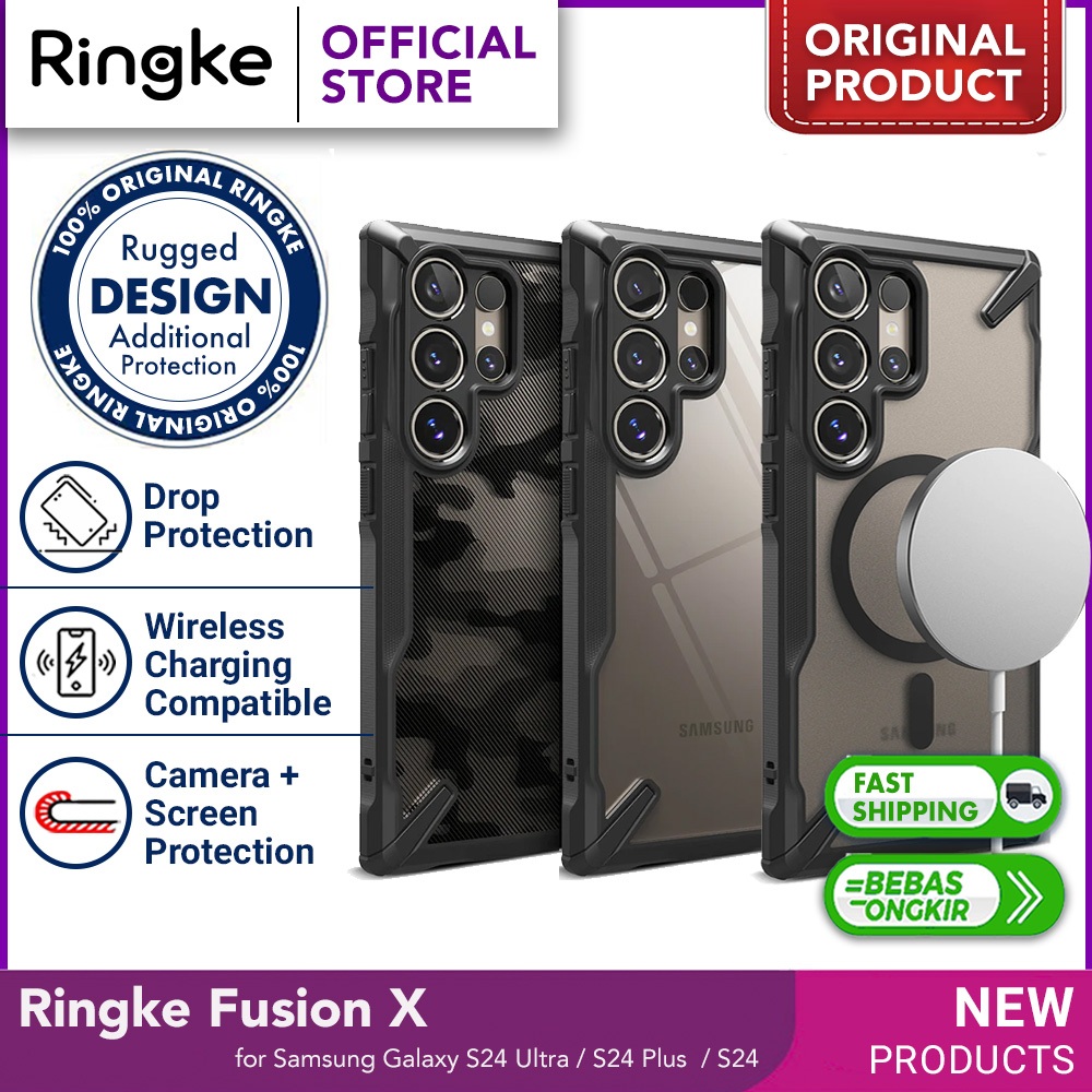 Jual Ringke Fusion X Case Samsung Galaxy S24 Ultra S24 Plus 5g
