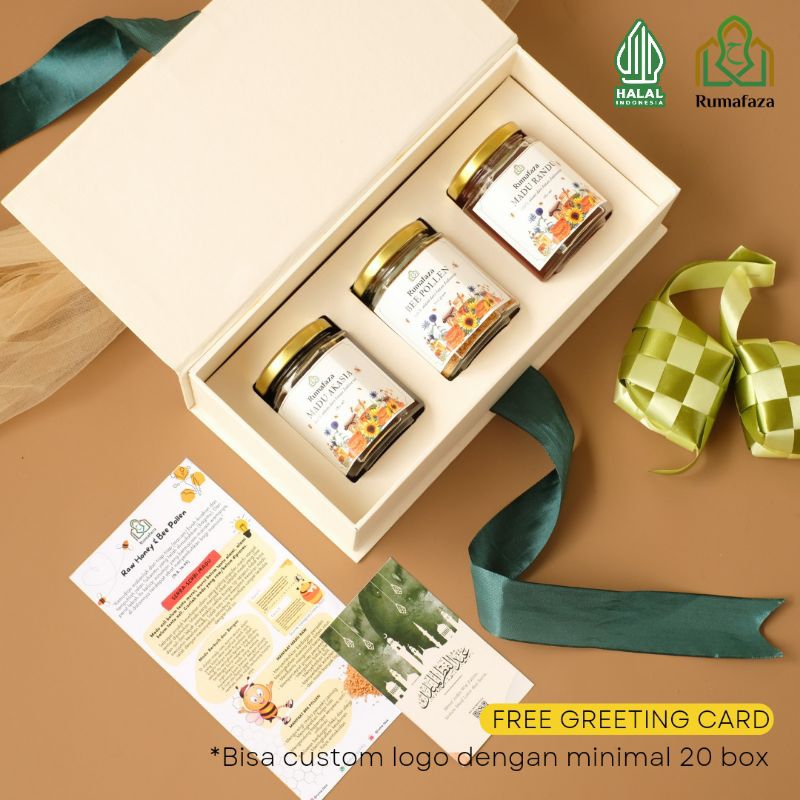 Jual Exclusive Healthy Set Hampers (2 Jar Madu Murni dan 1 Jar Bee ...