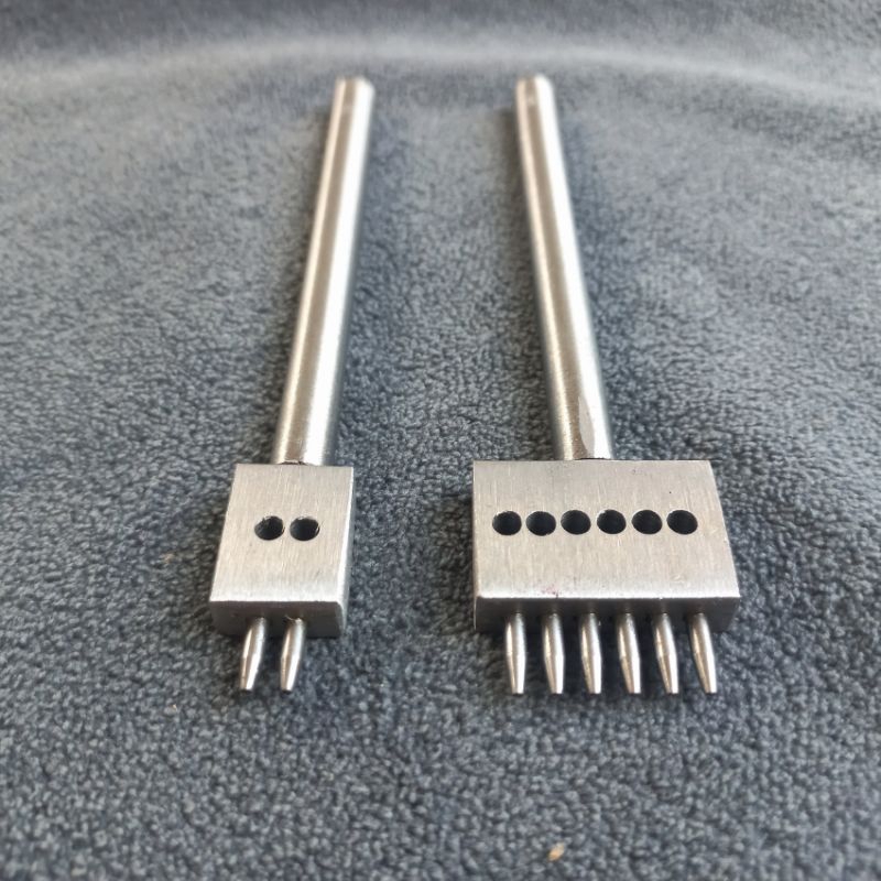 Jual Leather Punch Round Hole Pricking Sewing Stitching Tools 4mm ...