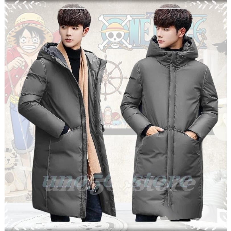 Jual uno567store // JAKET JACKET WINTER JUBAH PANJANG SEPAHA MUSIM ...