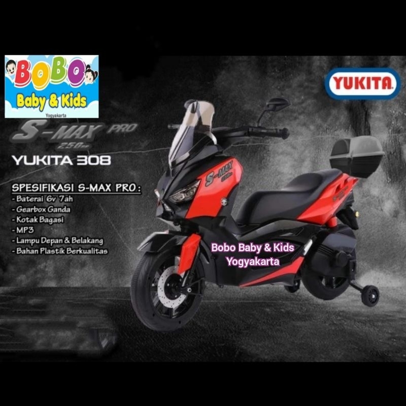 Jual Motor Aki Model Yamaha Smax Pro Yukita 308 Motoran Aki Anak SMax ...