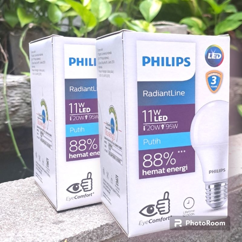 Jual LAMPU LED PHILIPS RADIANTLINE 11 WATT - COOL DAYLIGHT - PUTIH ...