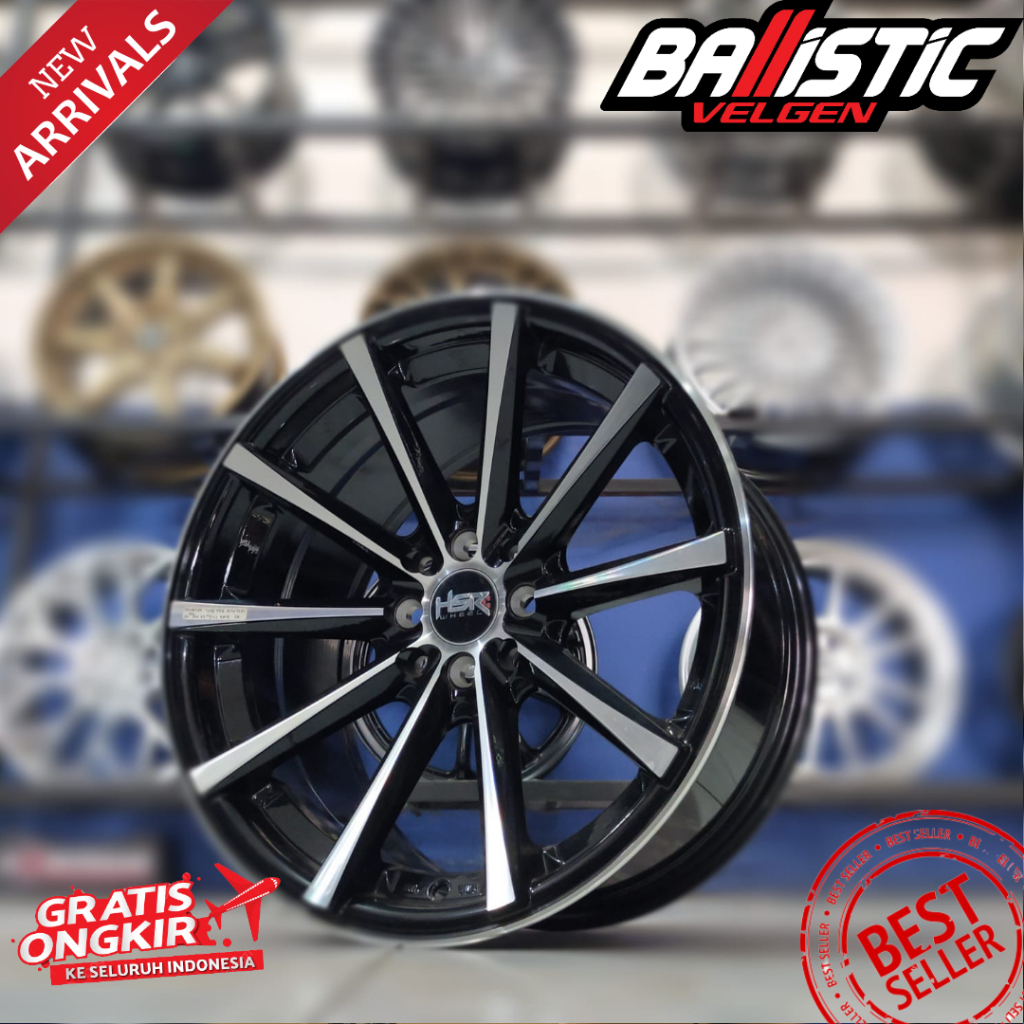 Jual Velg Mobil Racing Model Celong Buat Avanza Xenia Kijang Ring 17 HSR Lebar 7,5/9 Baut 4x100 ...