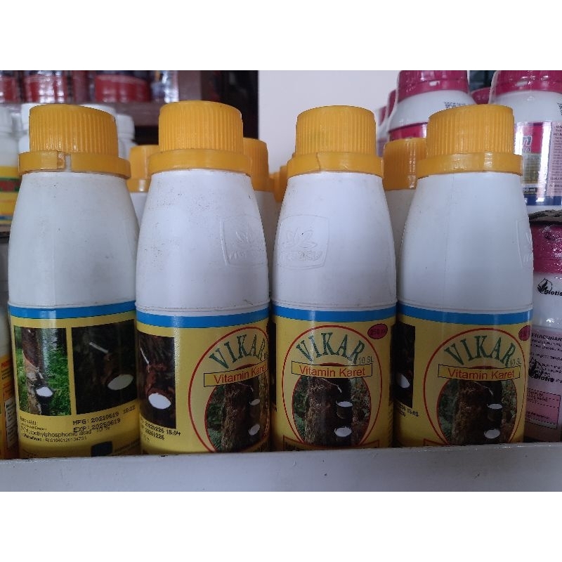 Jual VIKAR 10SL 250ML VITAMIN KARET ZPT PENINGKAT LATEKS GETAH | Shopee ...