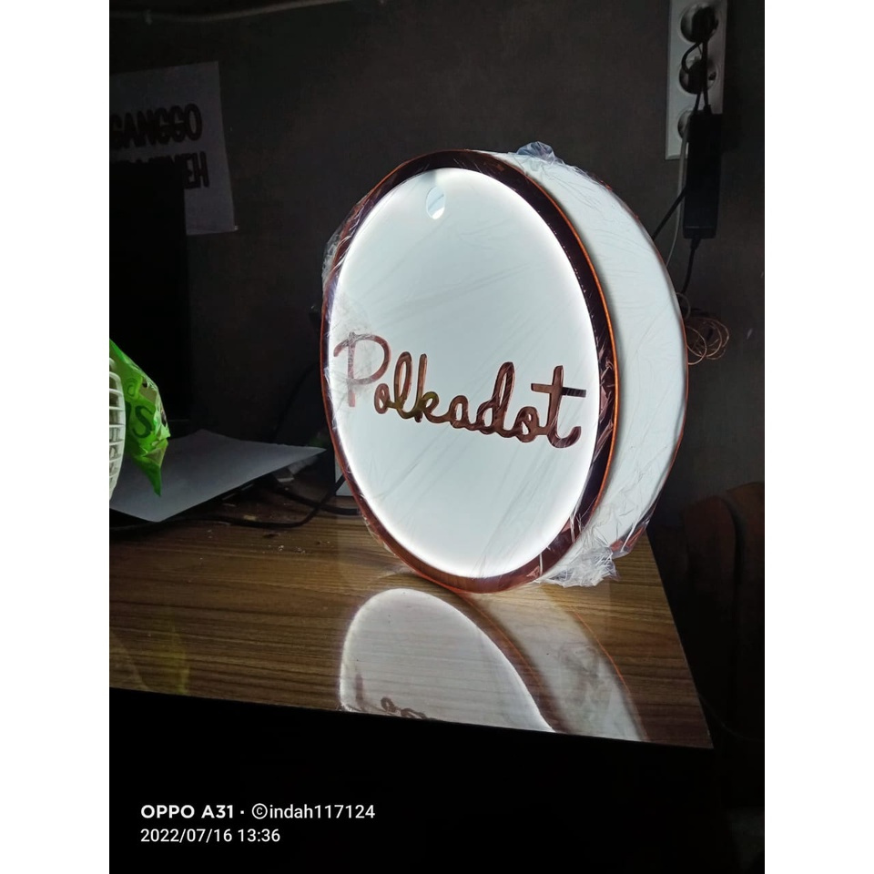 Jual Neon Box Akrilik / Custom Neon Box 30cm ( 1 sisi ) / Papan Usaha ...