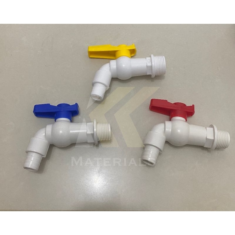 Jual KRAN AIR PVC 1/2 & 3/4 INCH | Shopee Indonesia
