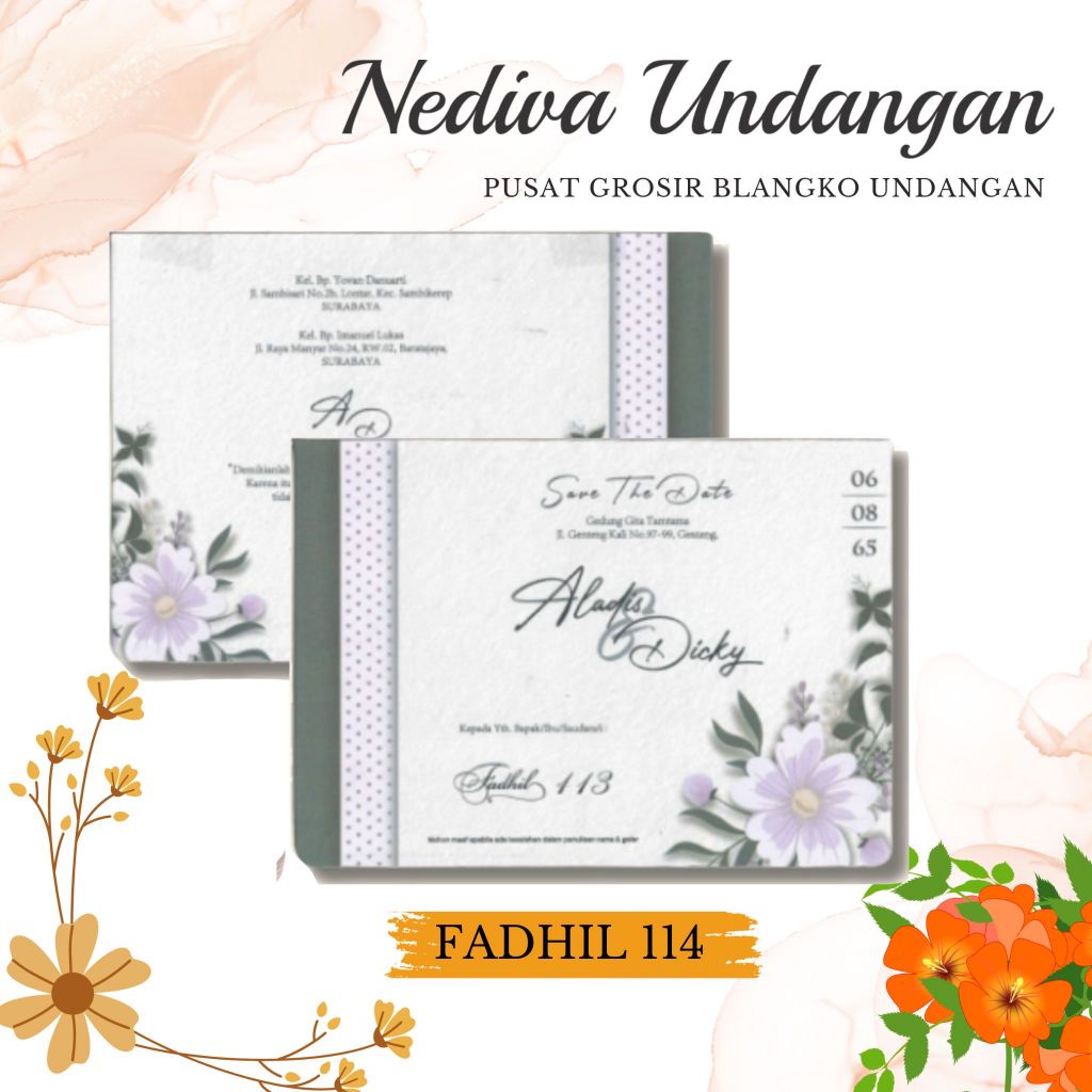 Jual Blangko Undangan Fadhil 114 Harga Murah | Shopee Indonesia