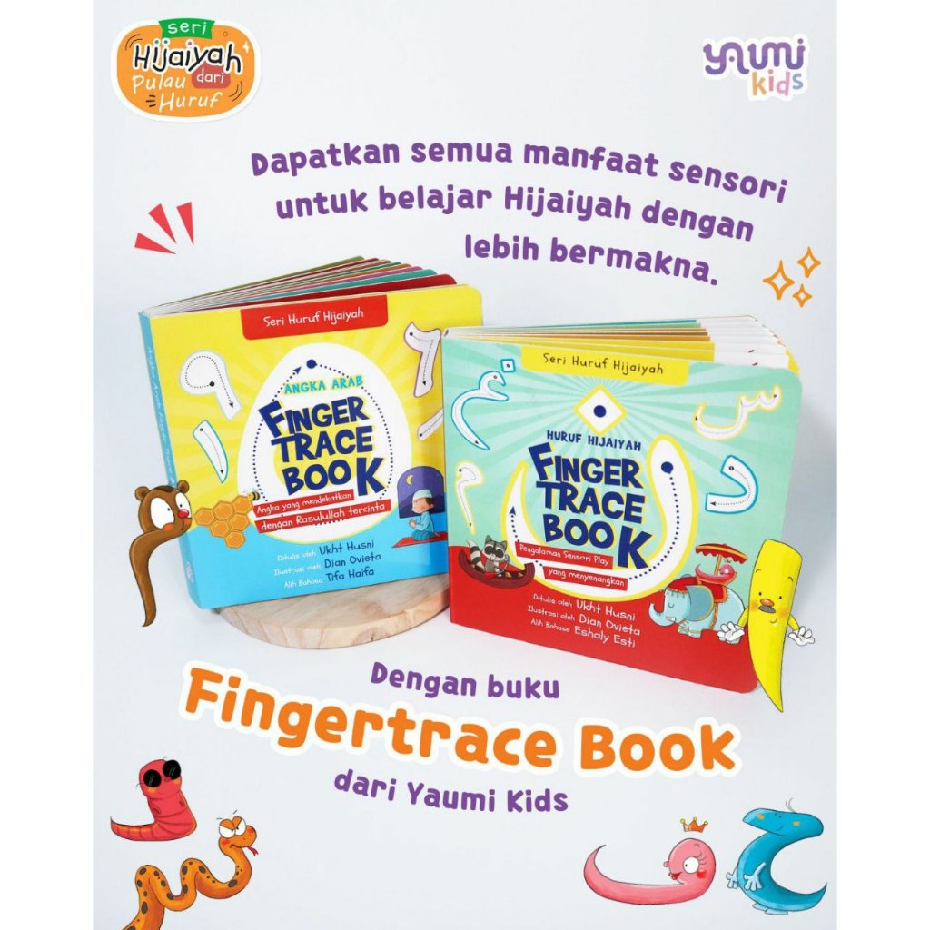 Jual [Yaumi Kids] Finger Trace Book Hijaiyah Pulau Huruf : Huruf ...