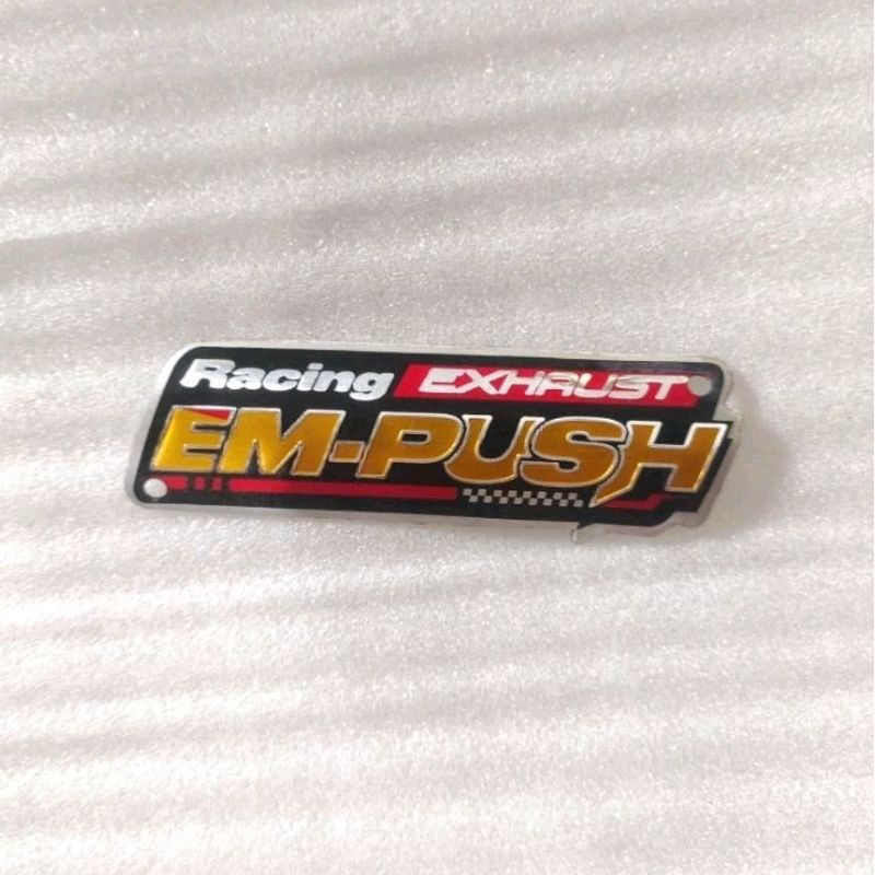 Jual Emblem Logo Knalpot Empush Racing Exhaust | Shopee Indonesia