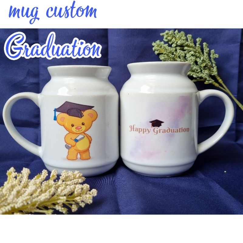 Jual souvenir graduation unik custom / mug custom - kado wisuda / kado ...