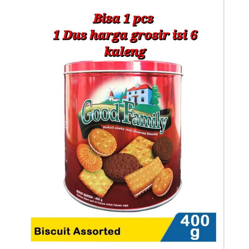 Jual Biskuit Good family Assorted kaleng 400gr | Shopee Indonesia